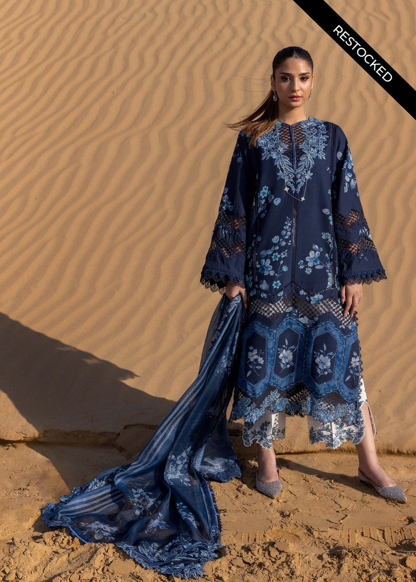 Crimson - Luxury Lawn Collection 2025 – Naima's Ethnic Collection